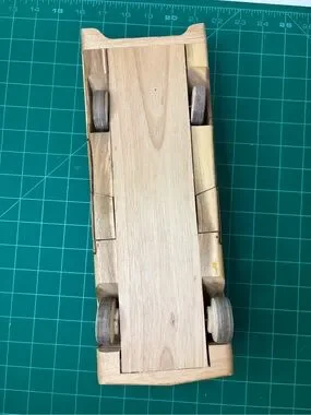 Handmade | Accents | Wooden Car 95s Chevy Style Model Cuba Opening ...